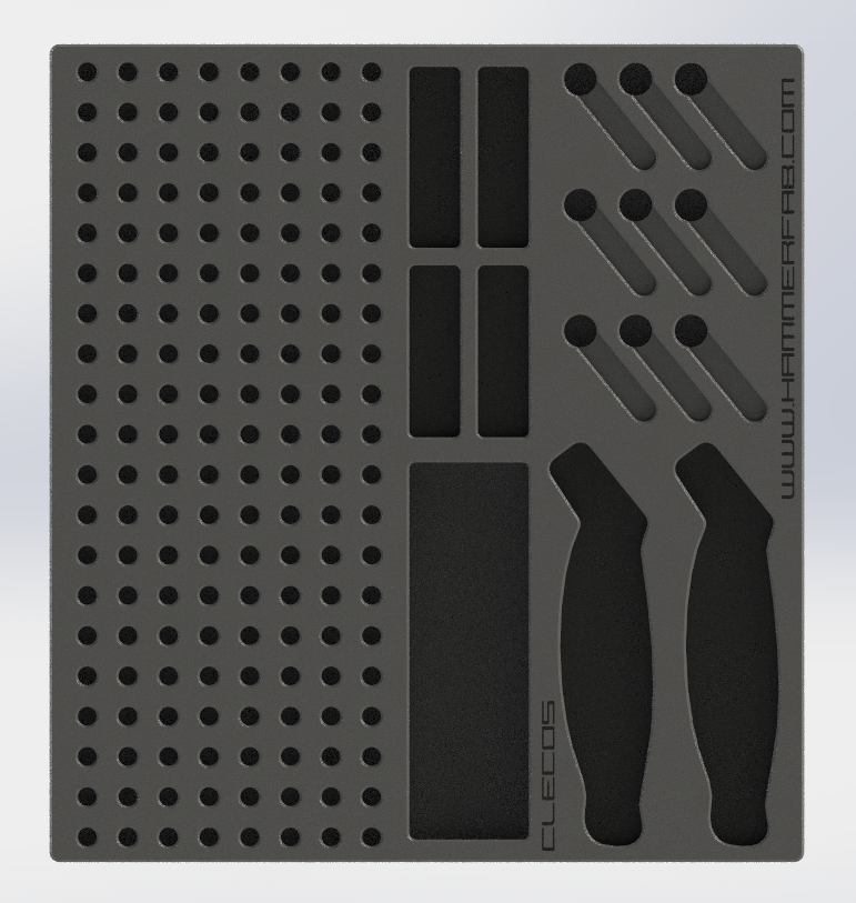 Cleco Kit Foam Drawer Liners – HAMMERFAB