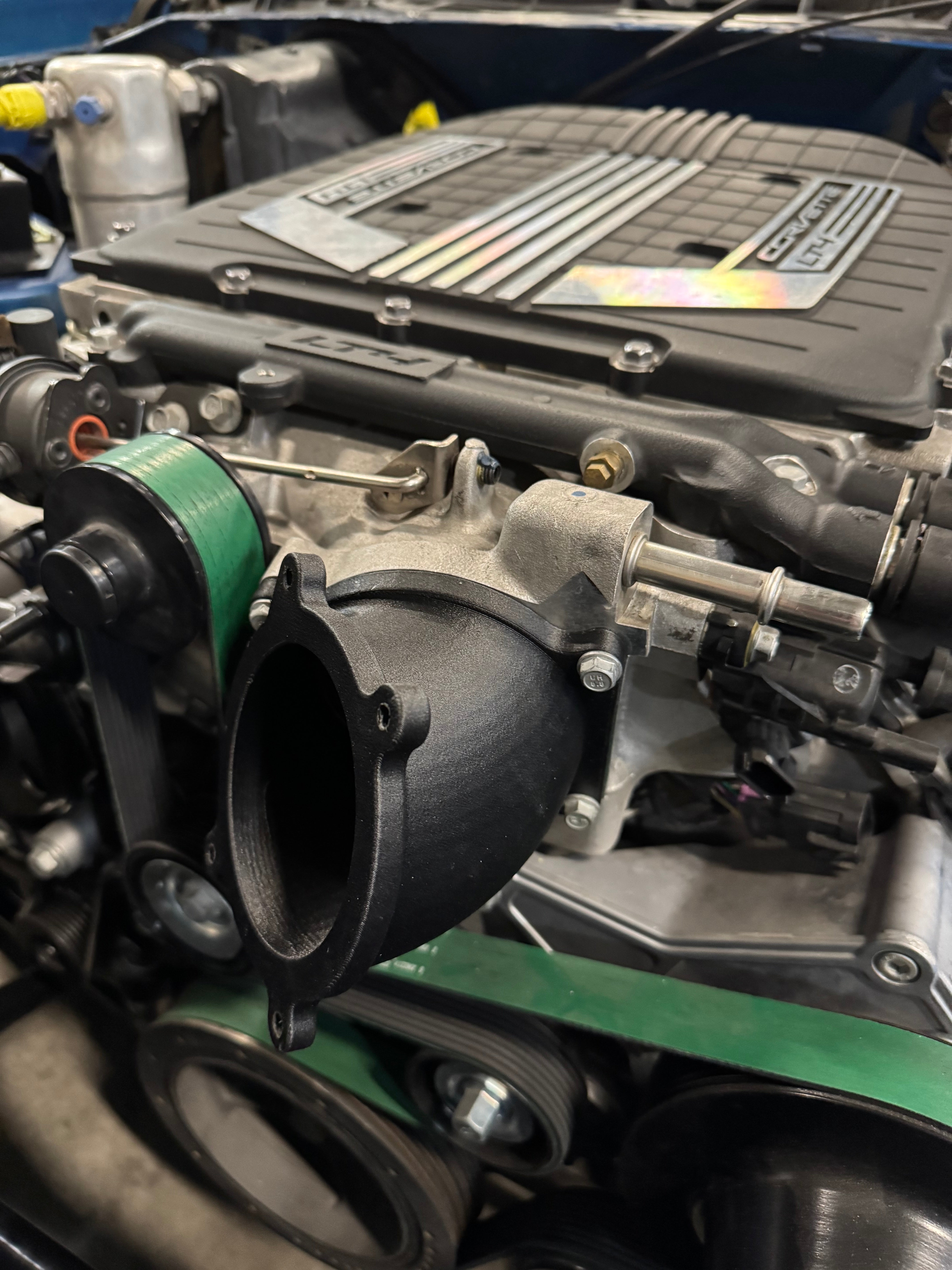 LT4 Throttle Body Angle Correction Plenum (Stock TB) – Hammer Fab