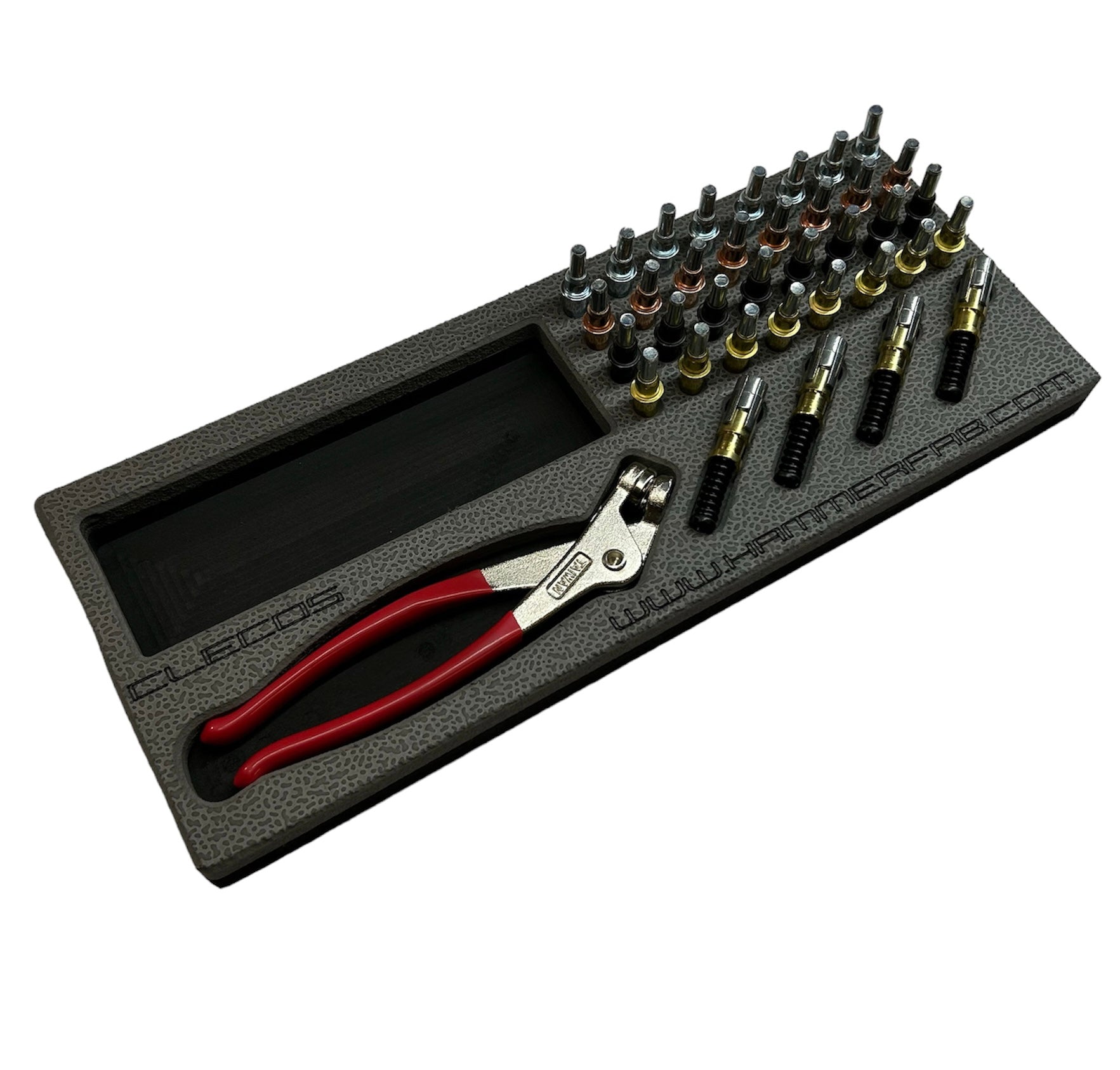 Cleco Kit with Foam Drawer Liner – HAMMERFAB